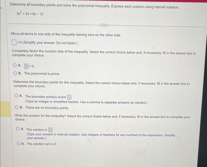 Solved Determine all boundary points and solve the | Chegg.com