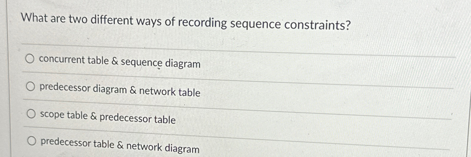 Solved What are two different ways of recording sequence | Chegg.com