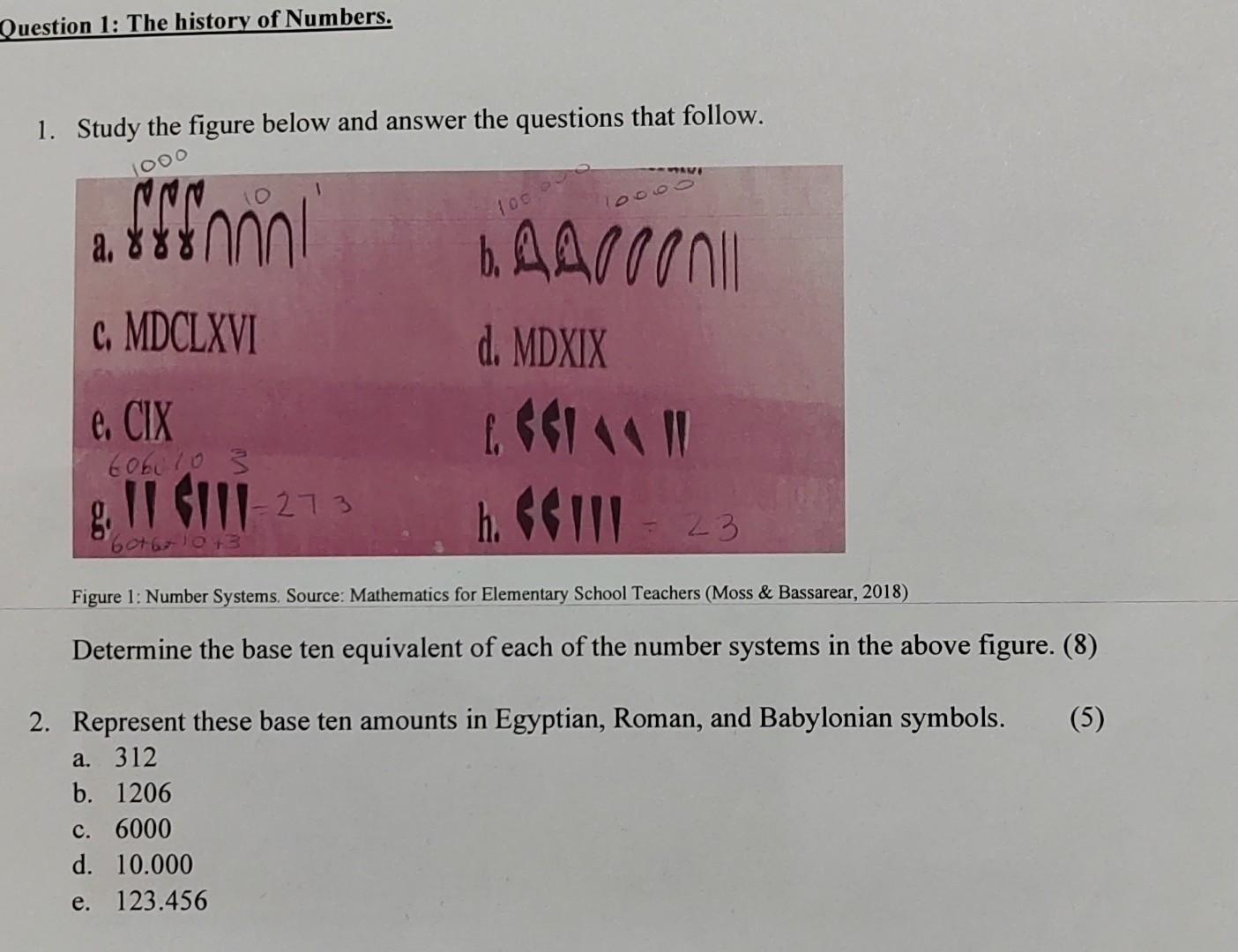 1. Study the figure below and answer the questions | Chegg.com