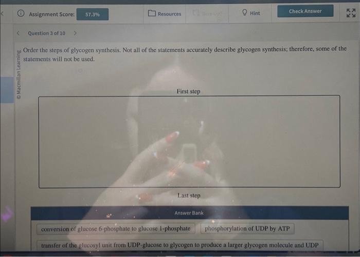 Macmillan Learning Assignment Score: Question 3 of 10 | Chegg.com