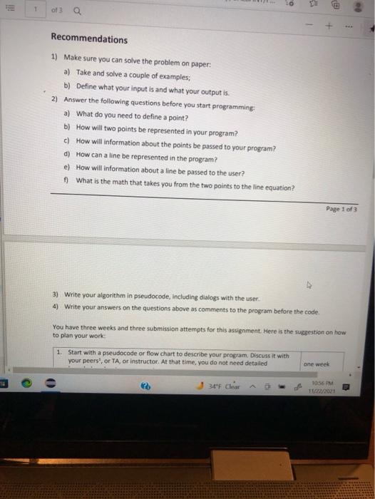 Solved Homework Assignment 1 Basic Programming. Input and | Chegg.com