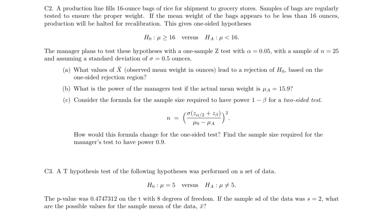 Solved You can solve any of these two questionS C2. ﻿A | Chegg.com