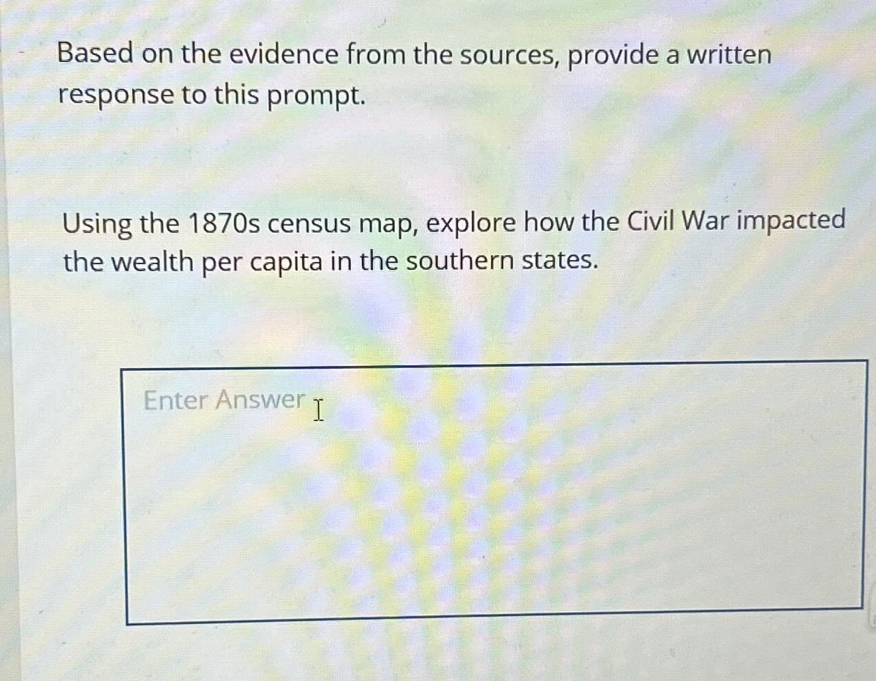 Solved Based on the evidence from the sources, provide a | Chegg.com