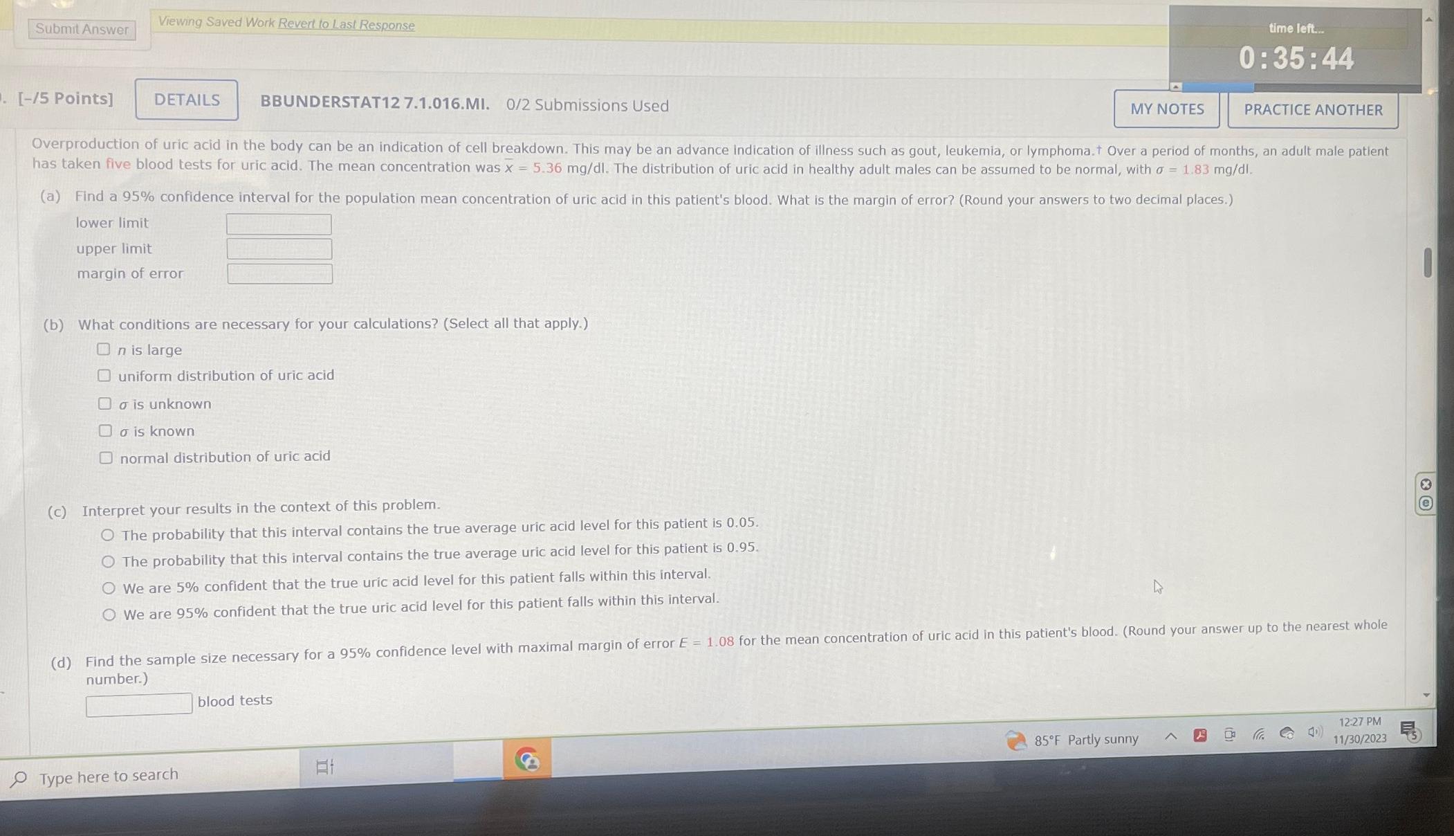 Solved Viewing Saved Work Revert to Last Responsetime | Chegg.com