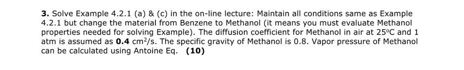 Solved One Component Diffusing in Another Stagnant Component | Chegg.com