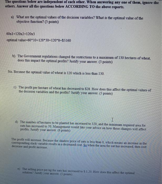 QUESTION 3: Linear Programming Formulation (33 | Chegg.com