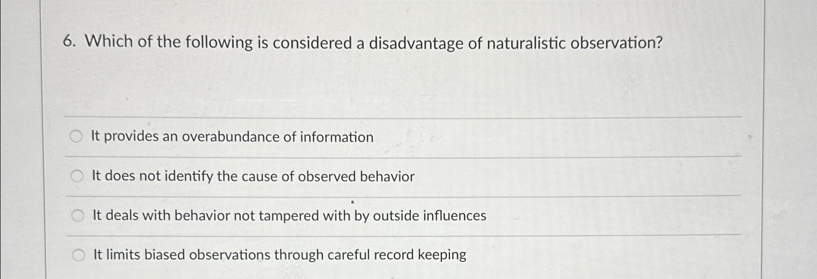 Solved Which of the following is considered a disadvantage | Chegg.com