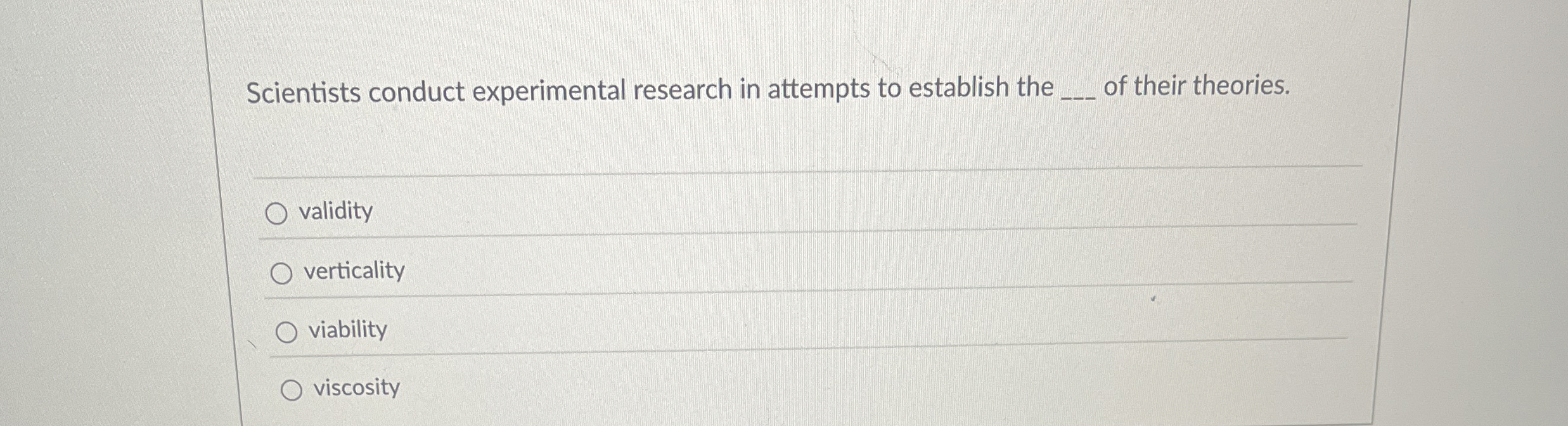 Solved Scientists conduct experimental research in attempts | Chegg.com