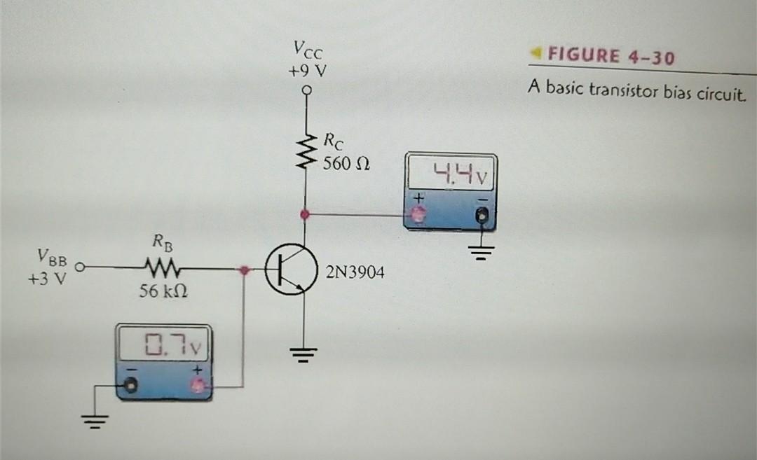 Solved FIGURE 4-21FIGURE 4-234 basic transistor bias | Chegg.com