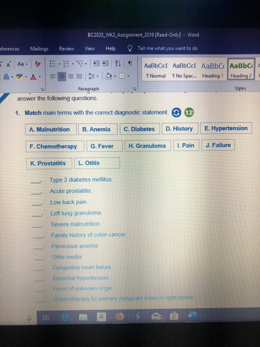 Solved using the tabular list of the ICD-10-CM, verify both | Chegg.com