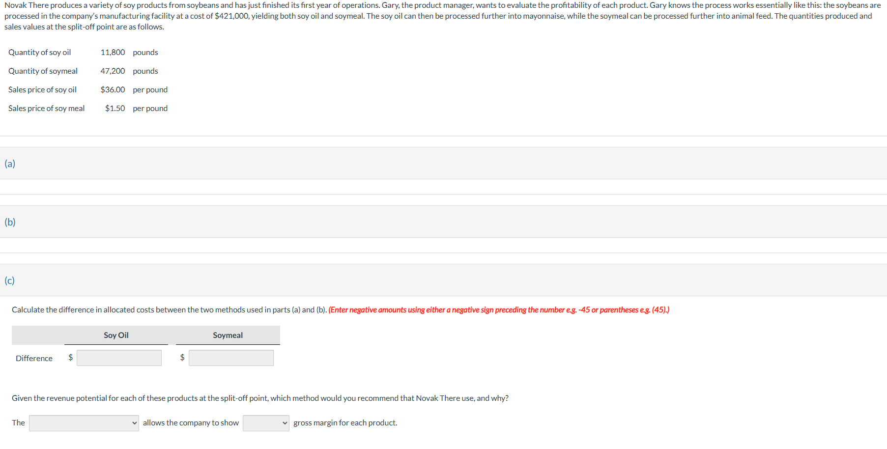 Solved sales values at the split-off point are as follows. | Chegg.com