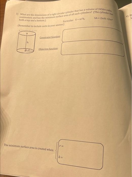 Solved Instructions: Do all of your work on this paper. Scan | Chegg.com