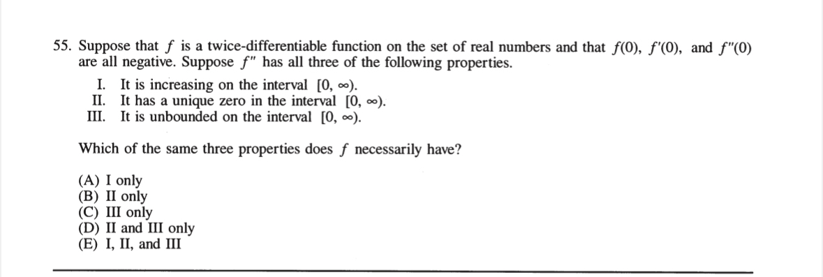 Solved Suppose that f ﻿is a twice-differentiable function on | Chegg.com