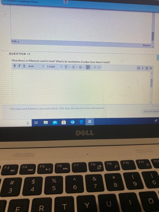 Solved Ention Completion Status Pathp Words0 Question 11 