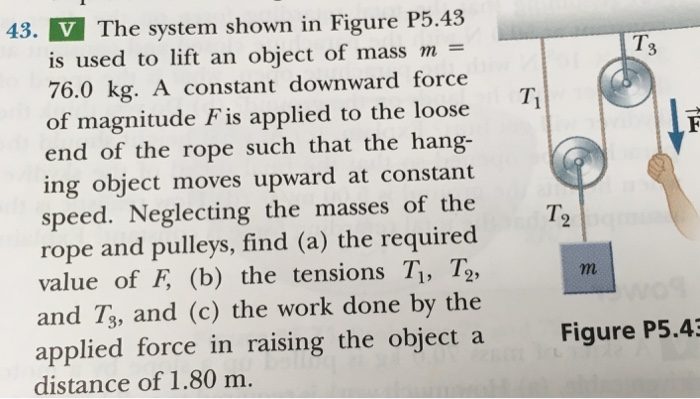 Solved Til 43 V The System Shown In Figure P5 43 Is Used To