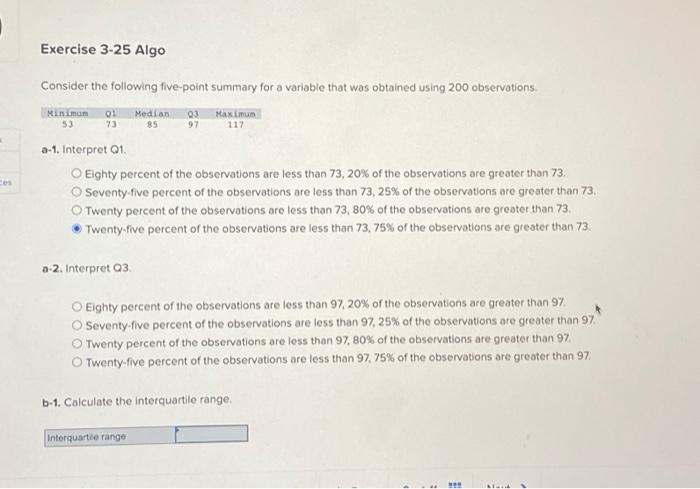 Solved ces Exercise 3-25 Algo Consider the following | Chegg.com