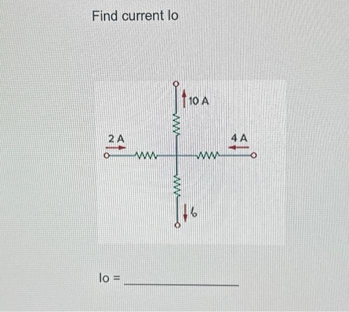 Solved Find current lo | Chegg.com