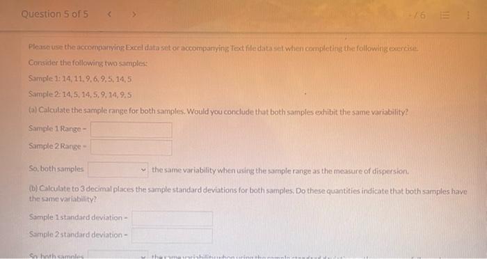 Solved Please use the accomparying Excel data set | Chegg.com Solved Please use the accomparying Excel data set | Chegg.com