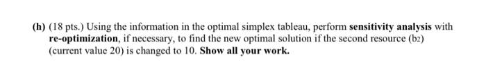 Solved Consider the following linear program P with two | Chegg.com