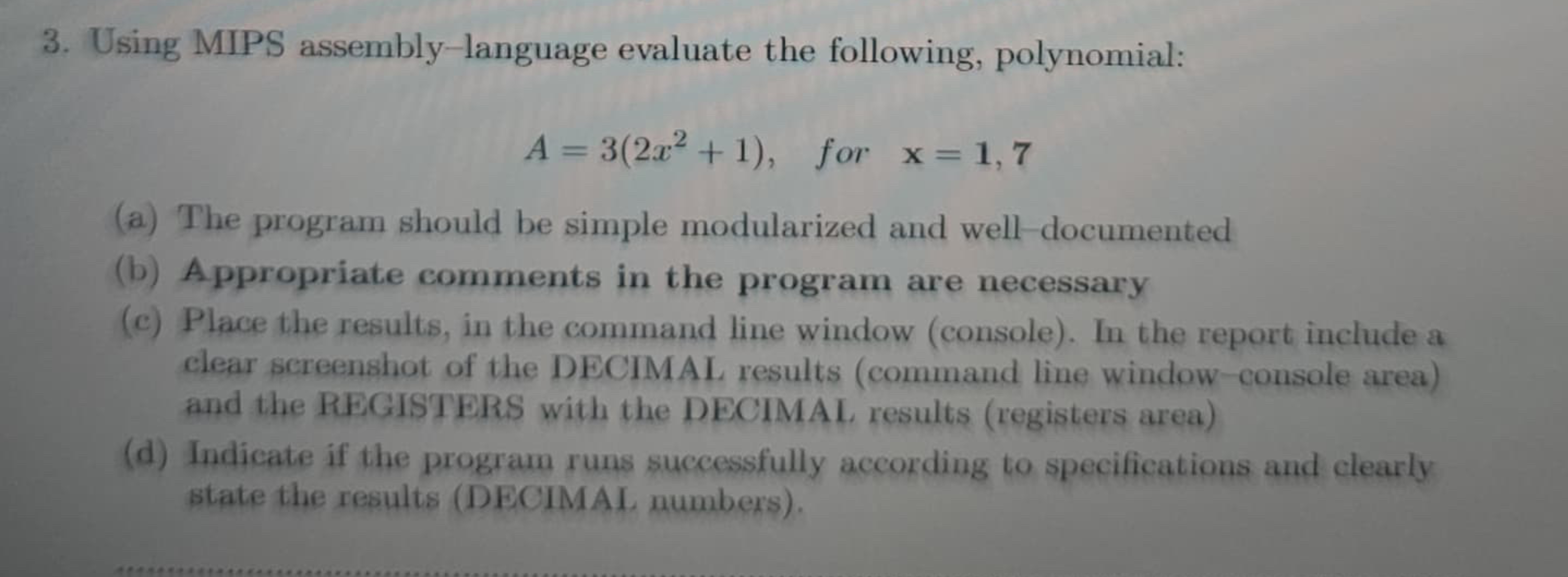 Solved Using MIPS assembly-language evaluate the following, | Chegg.com Solved Using MIPS assembly-language evaluate the following, | Chegg.com