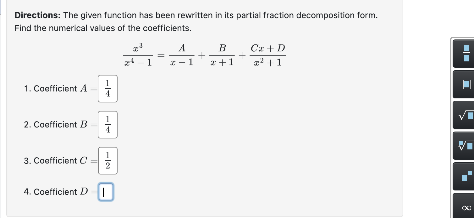 Solved Directions: The given function has been rewritten in | Chegg.com