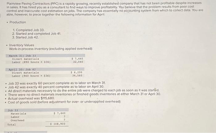Solved The value of each cost element (materials, labor, and | Chegg.com