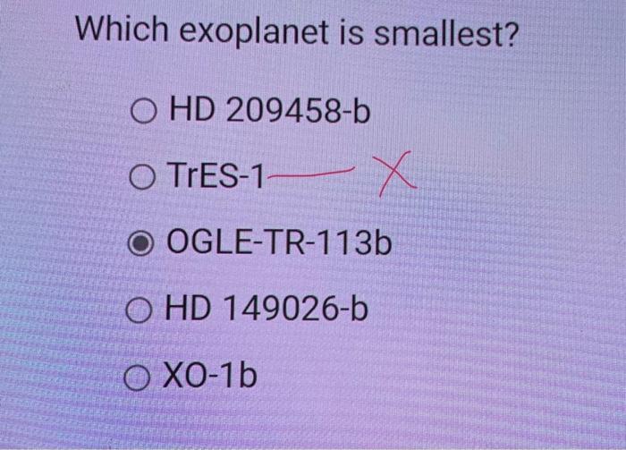 Most of the exoplanets in your data table are similar | Chegg.com