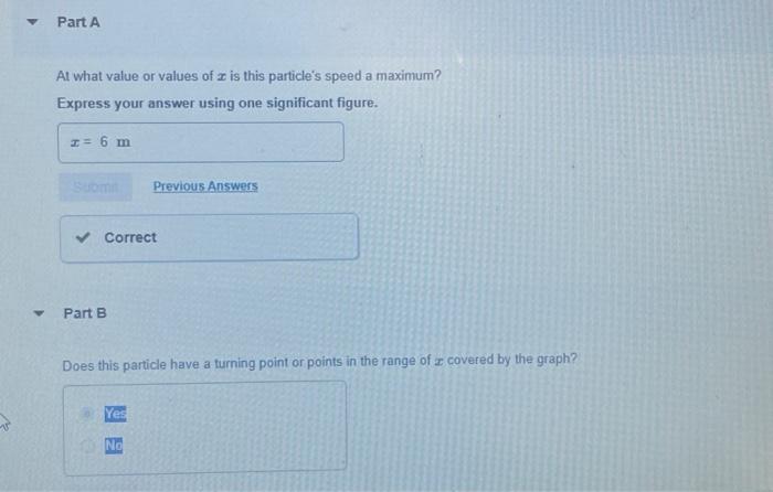 A particle with the potential energy shown in the | Chegg.com