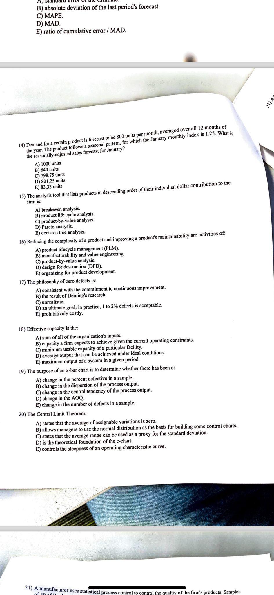 Solved Reducing the complexity of a product and improving a | Chegg.com