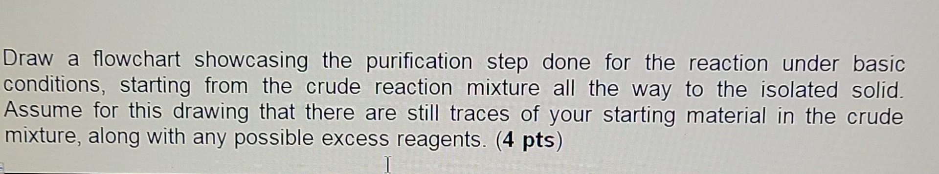 Solved Draw a flowchart showcasing the purification step | Chegg.com
