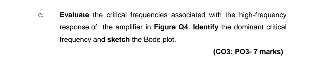 Solved C. Evaluate the critical frequencies associated with | Chegg.com