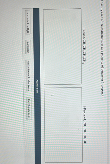 Solved Classify each of the characteristics as a property of | Chegg.com