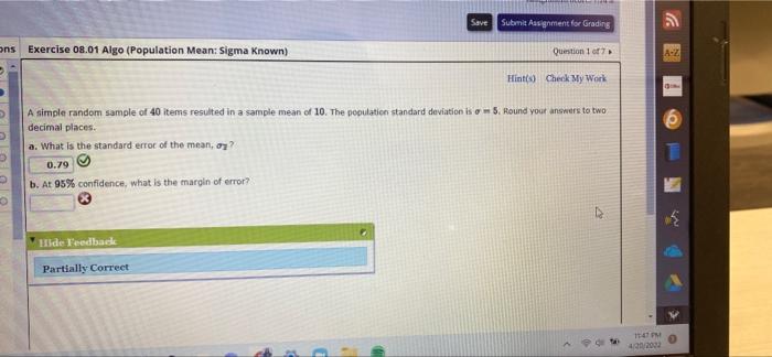 Solved Save Submit Assignment for Grading ons Exercise 08.01 | Chegg.com