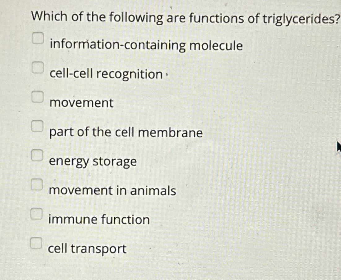 Solved Which of the following are functions of | Chegg.com