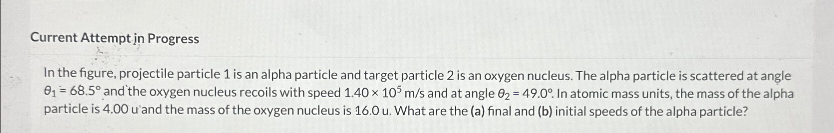 Solved Current Attempt in ProgressIn the figure, projectile | Chegg.com