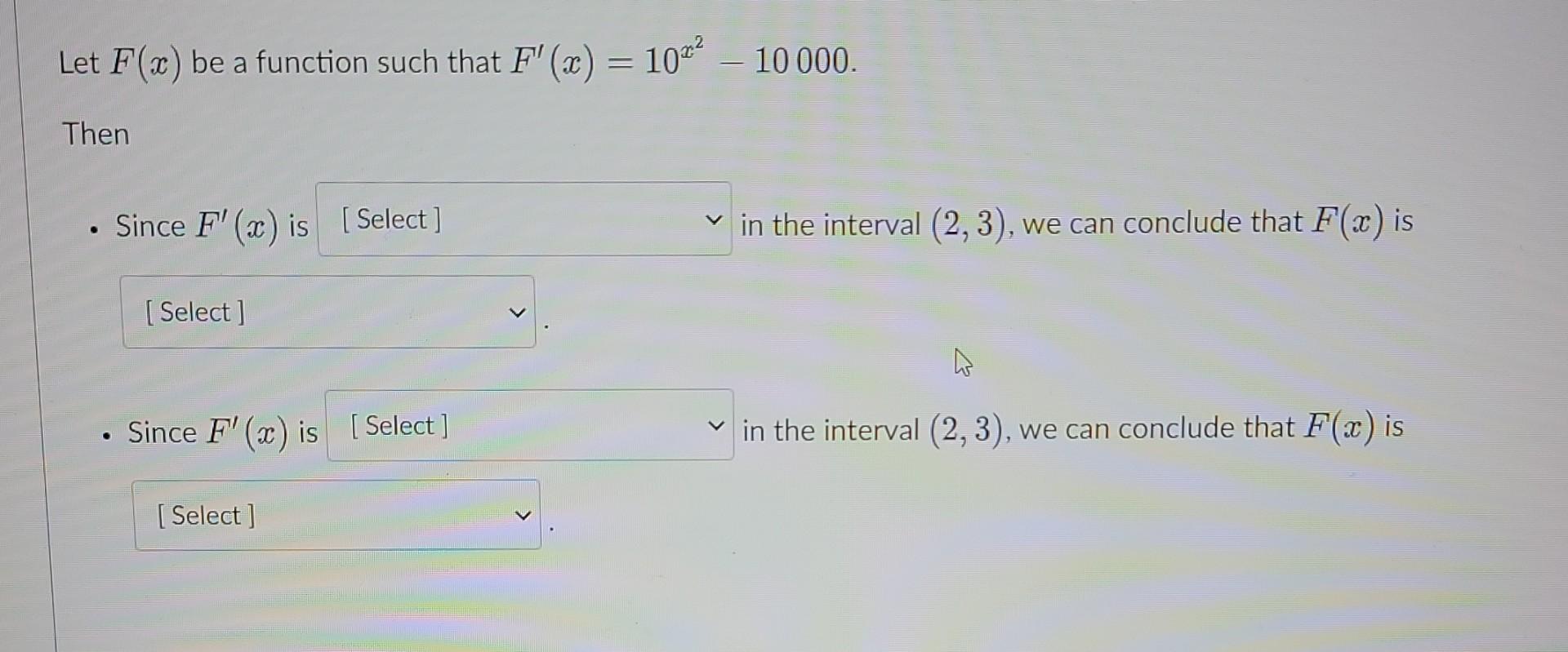 Solved 1. 0, positive, negative 2. positive, increasing, | Chegg.com