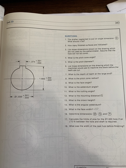 Interpreting Engineering Draw NOTE: ROUNDS & FILLETS | Chegg.com