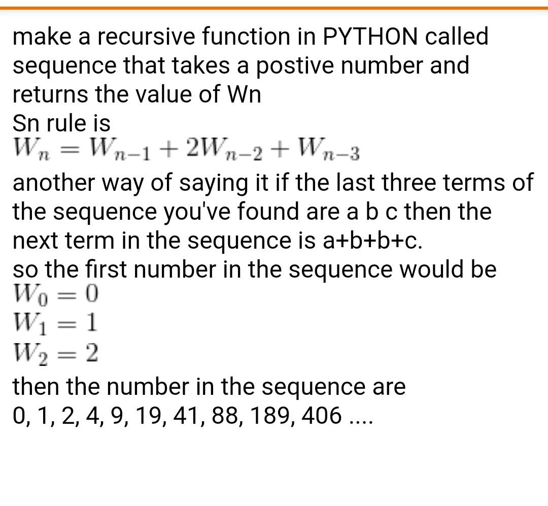 Solved Takes a value inputed and returns a single number | Chegg.com