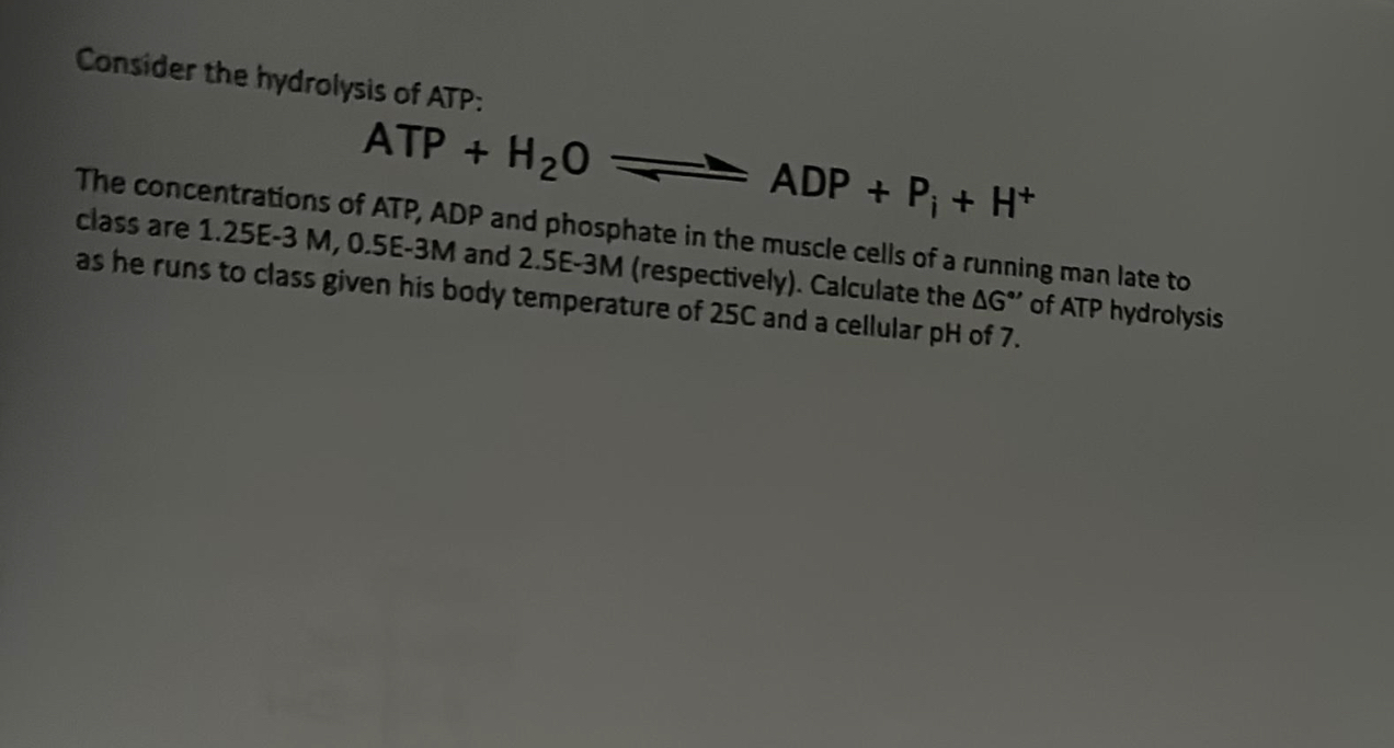 Solved Consider the hydrolysis of | Chegg.com