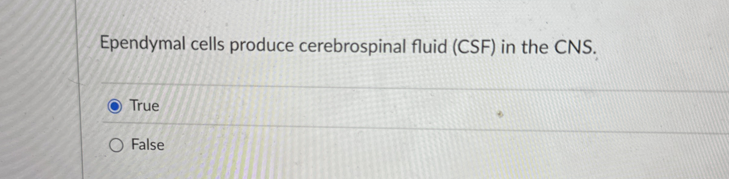 High Quality SOLUTION Ependymal cells produce cerebrospinal fluid (CSF ...