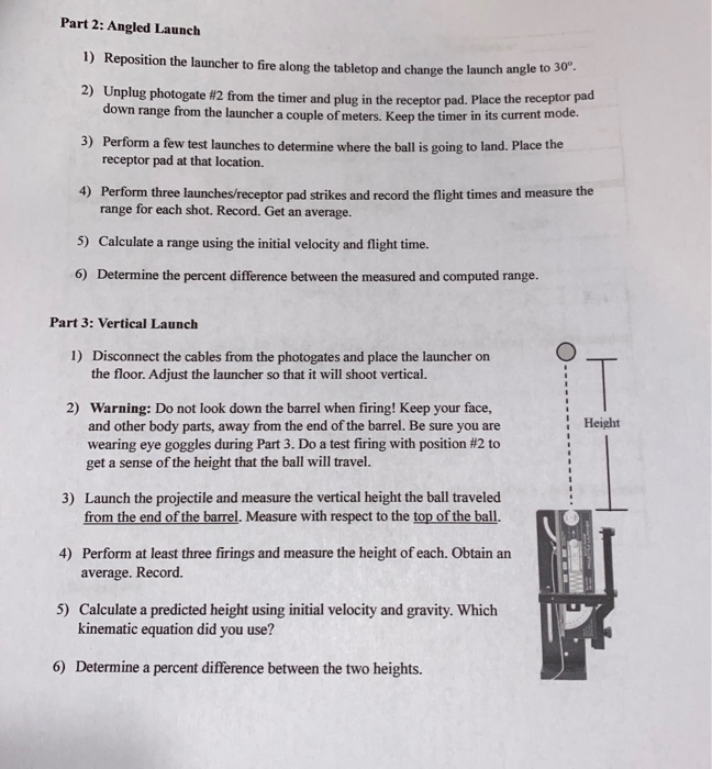 Solved Launcher Introduction: Trigger String W Angle | Chegg.com