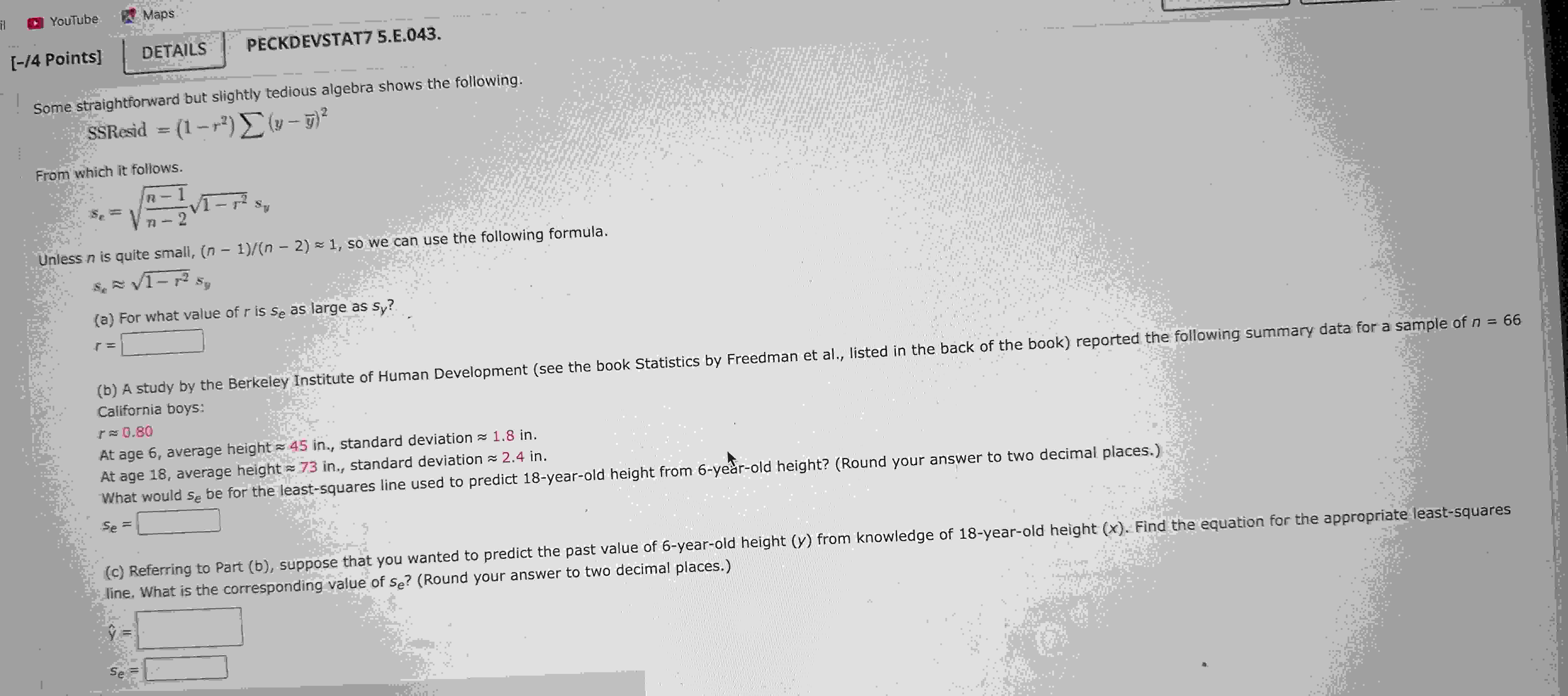 Solved Some straightforward but slightly tedious algebra | Chegg.com