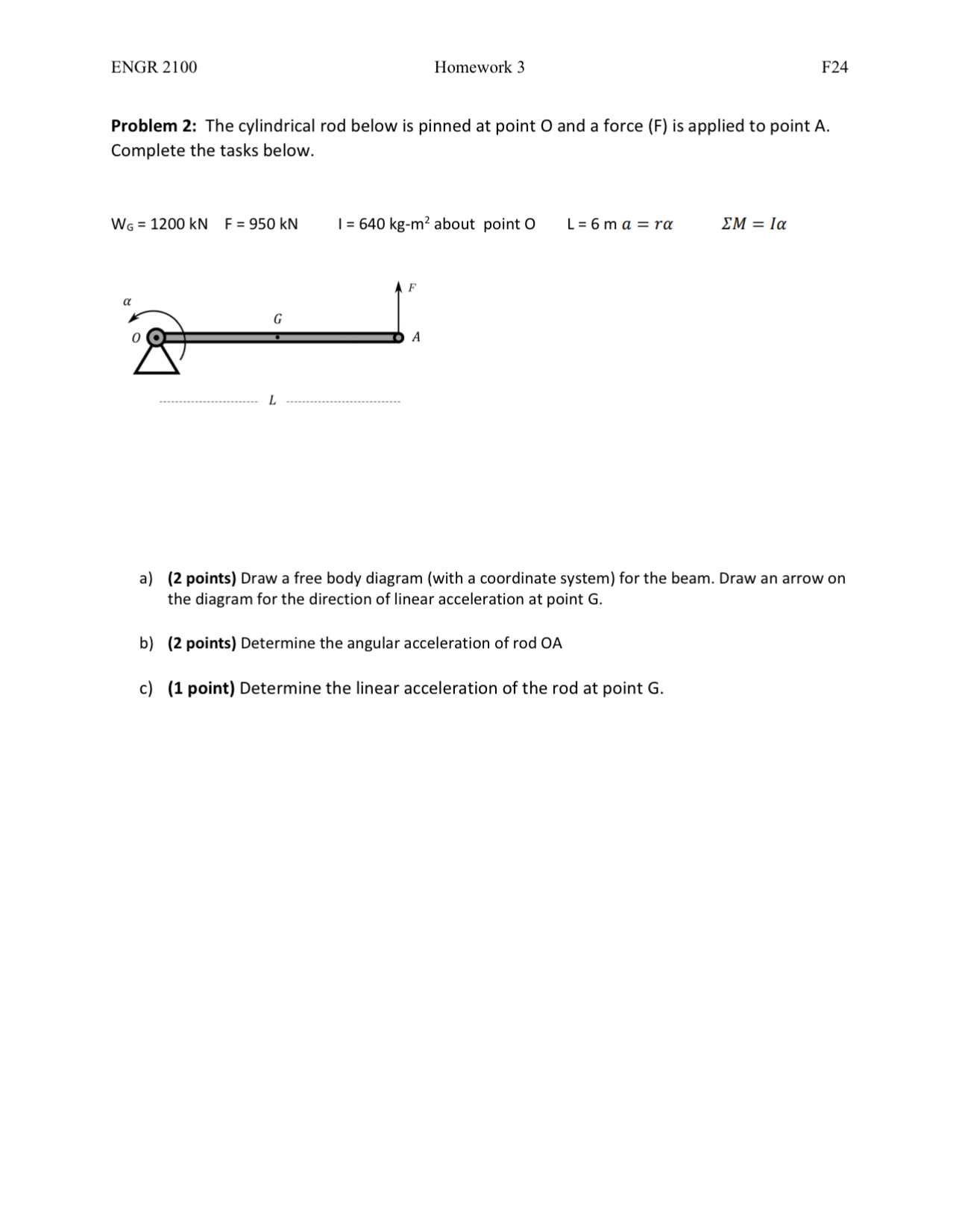 Solved HW 3 - ﻿ENGR 2100 - ﻿F24....ENGR 2100Homework | Chegg.com