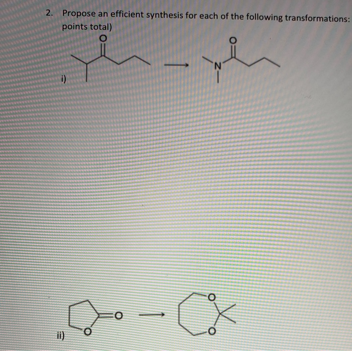 Solved 21.73 Propose an efficient synthesis for each of the | Chegg.com