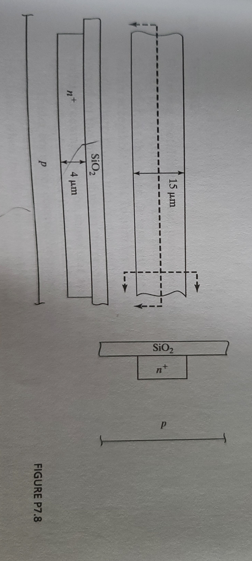 Solved How to solve 7.8 ﻿An n+diffusion is used for | Chegg.com