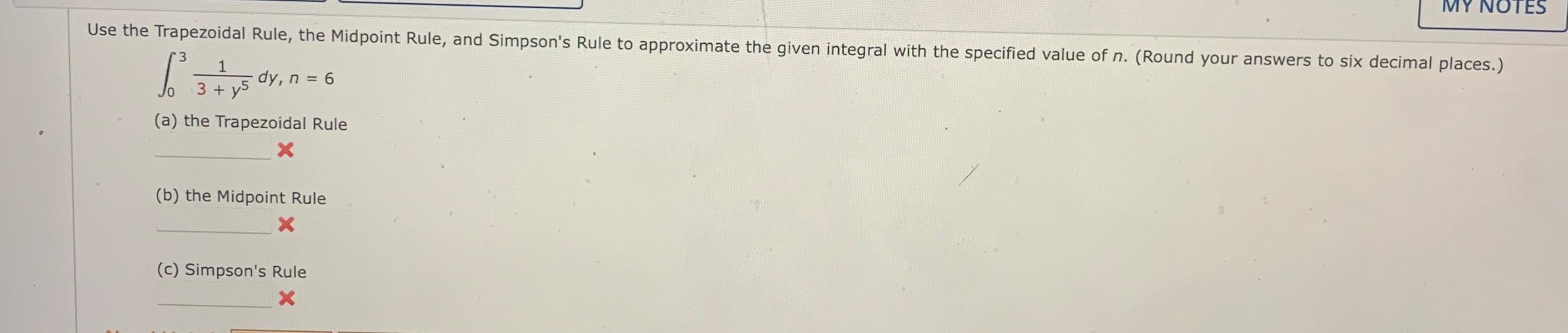 Solved Use the Trapezoidal Rule, the Midpoint Rule, and | Chegg.com