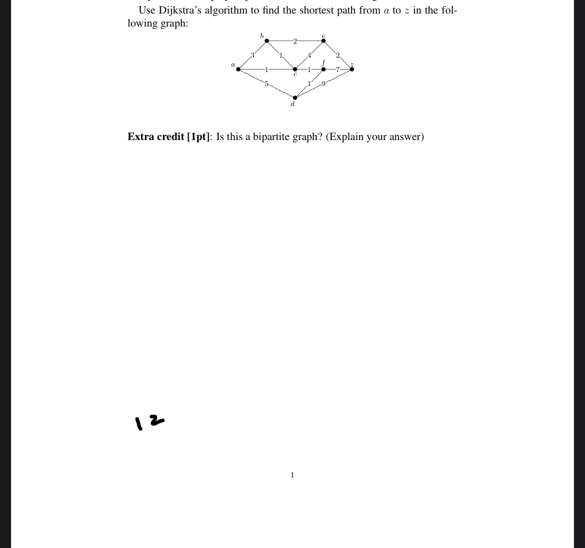Solved Use Dijkstra's algorithm to find the shortest path | Chegg.com