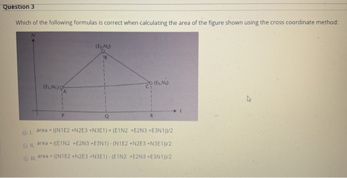 Solved Question 3 Which of the following formulas is correct | Chegg.com