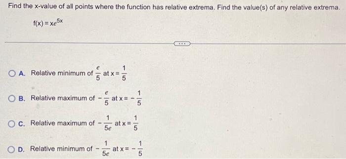 Solved Find the x-value of all points where the function has | Chegg.com