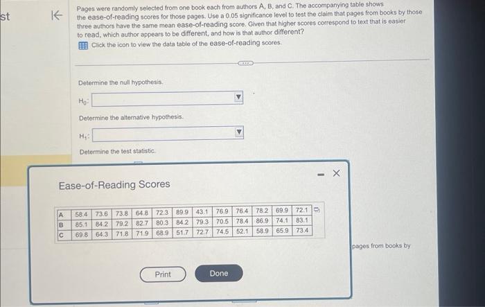 Solved Pages were randomly selected from one book each from | Chegg.com